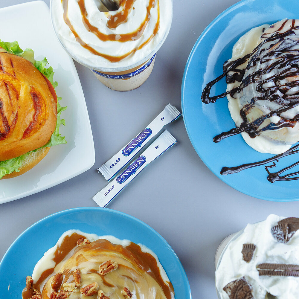 Kahve dükkanları Cinnabon, Moskova, foto