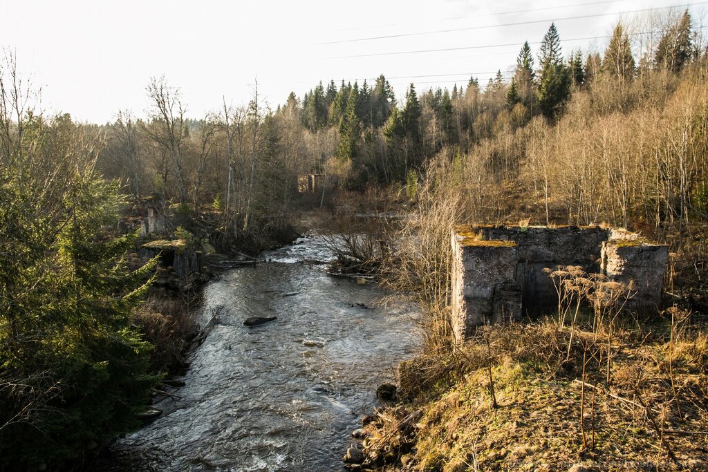 Turistik yerler МГЭС Неппово, Saint‑Petersburg ve Leningradskaya oblastı, foto