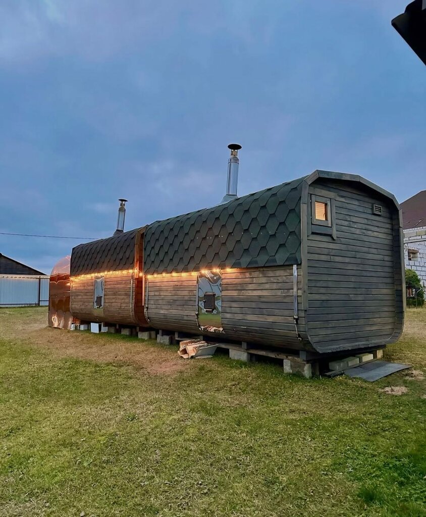 Hamam ve sauna inşaatı Завод сборных деревянных конструкций, Dzerzhinsk, foto