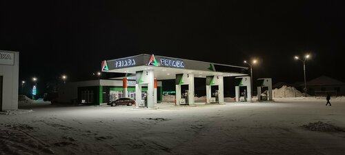 Benzin istasyonu Triada, Diatkovo, foto