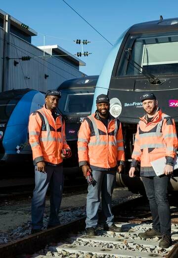 Demiryolu ekipmanları Alstom, Astana, foto