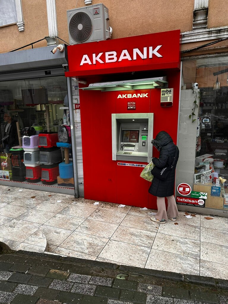 ATM'ler Akbank ATM, İstanbul, foto