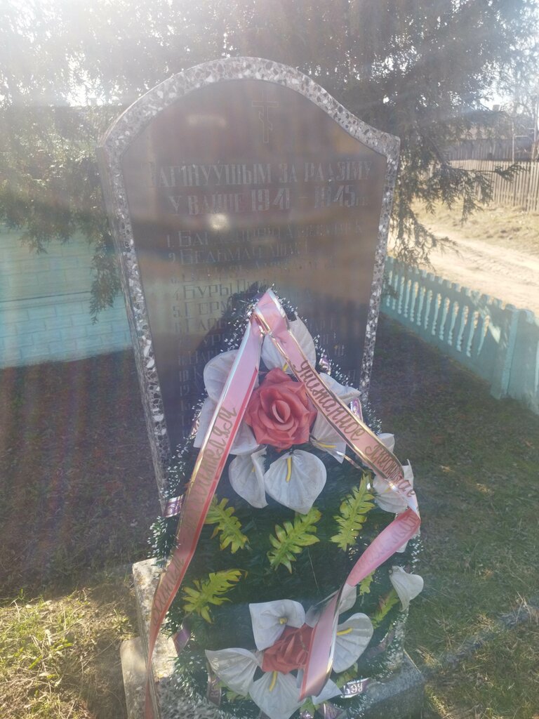 Anıt, heykel Жертвам фашизма, Minskaya oblastı, foto