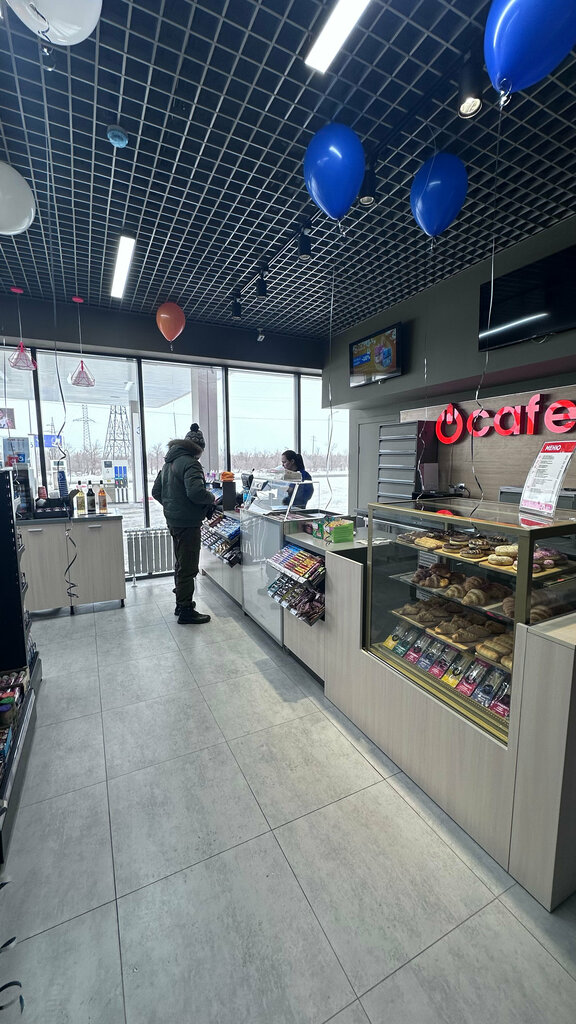 Benzin istasyonu Qazaq Oil, Pavlodar eyaleti, foto