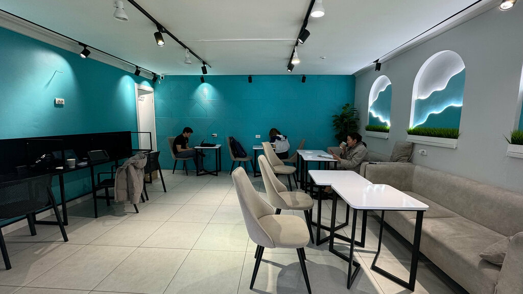 Kahve dükkanları Zebra Coffee, Almatı, foto