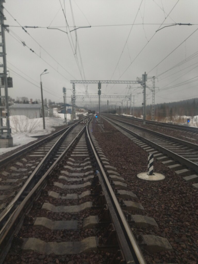 Tren istasyonu станция Щетинкино, Krasnoyarski krayı, foto