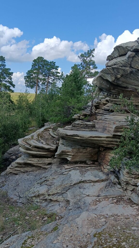 Doğa koruma alanı Государственный природный заказник областного значения Карагай-Губерлинское ущелье, Orenburgskaya oblastı, foto