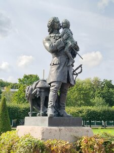 Peter I (St. Petersburg, Peterhof, Bakhusa Garden), anıt, heykel  Peterhof'tan