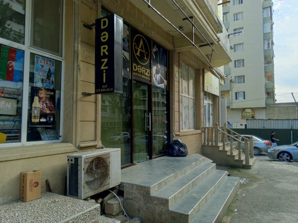 Kıyafet tamiri Dərzi, Bakü, foto