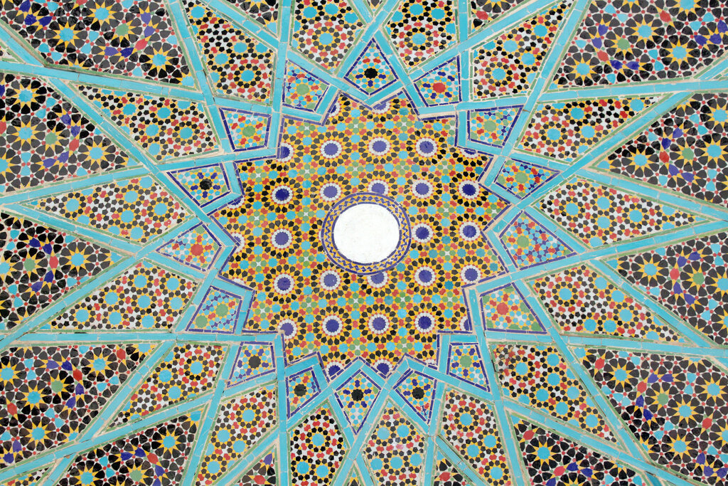 Anıt, heykel Hafız mezarı, Shiraz, foto