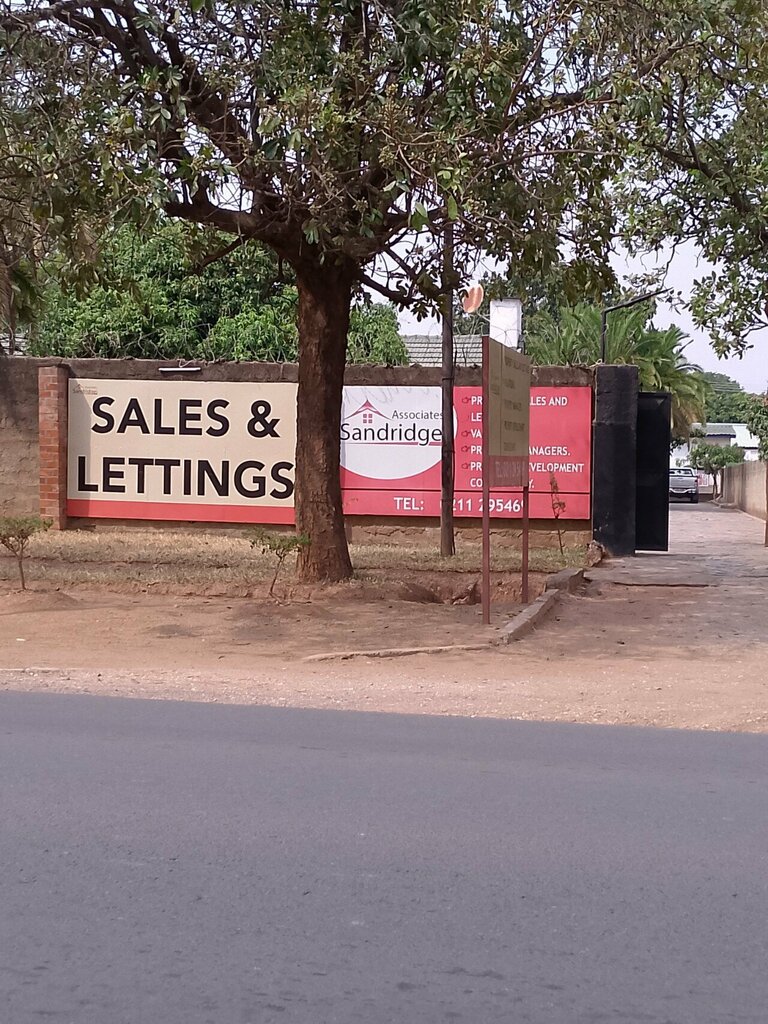 Emlak ofisi Sandridge Associates, Lusaka, foto