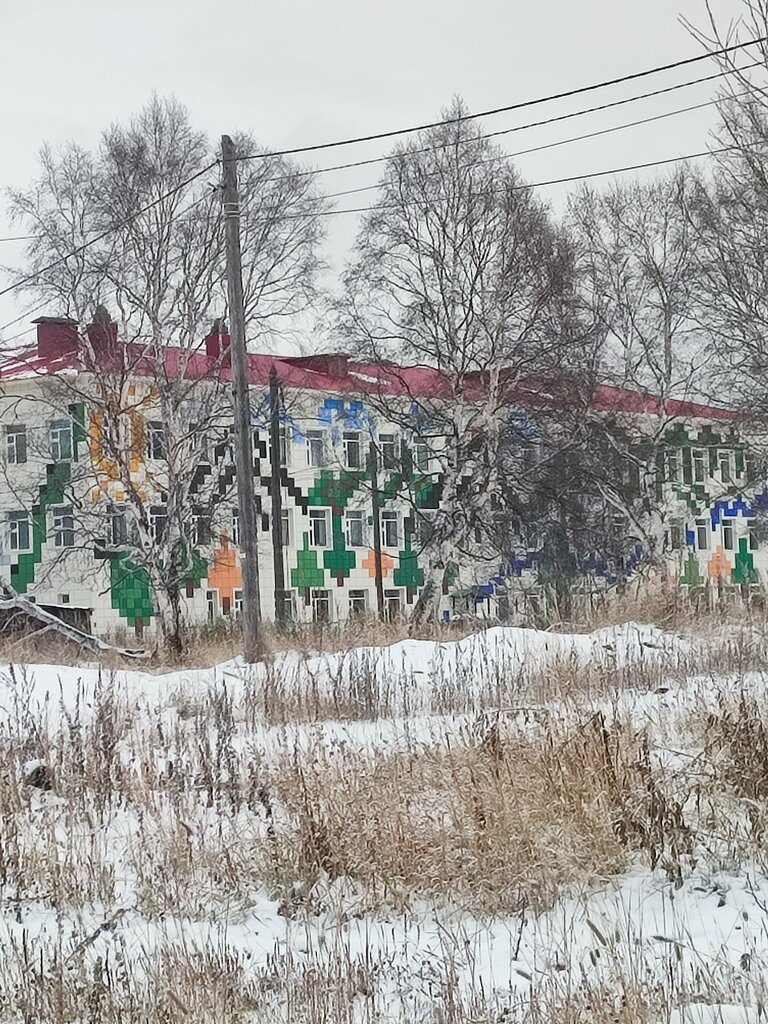 Ortaokul Быстринская средняя общеобразовательная школа, Kamçatski krayı, foto