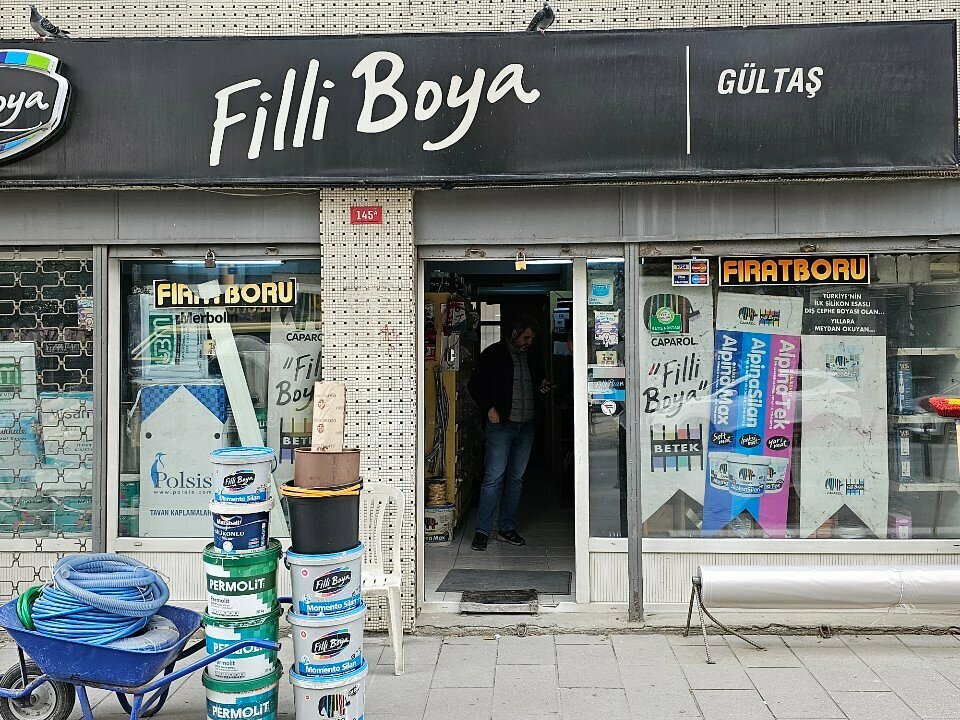 Boya ve cila malzemeleri üretim ve satış yerleri Filli Boya Gültaş, İstanbul, foto