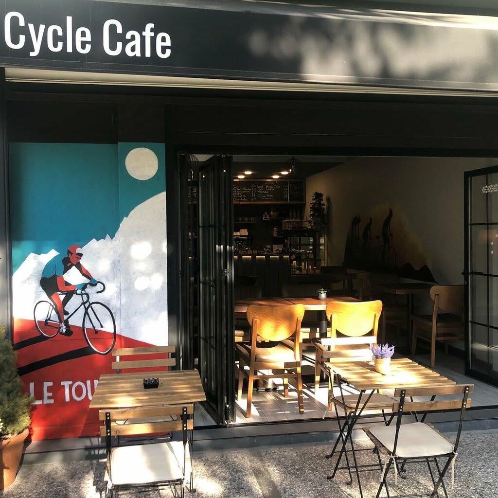 Kahve dükkanları Cycle Cafe, Ankara, foto