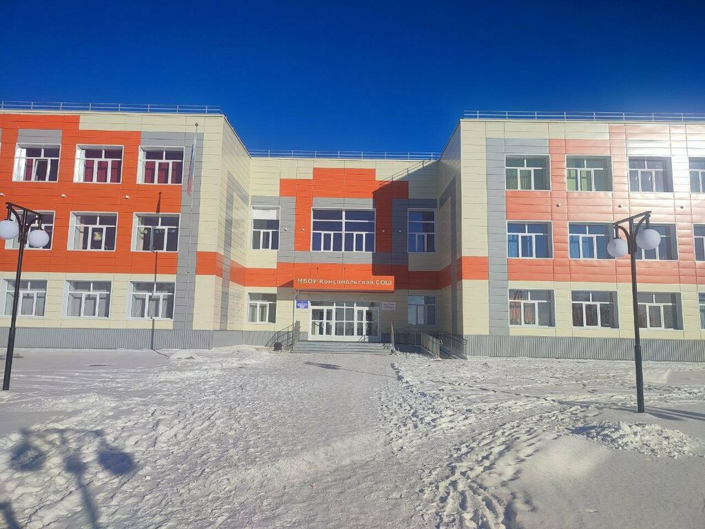 Ortaokul Комсомольская средняя общеобразовательная школа, Tomskaya oblastı, foto
