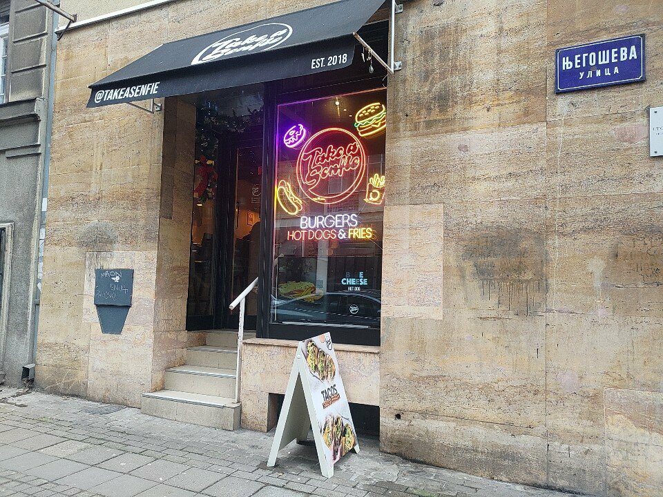 Fast food Take A Senfie, Belgrad, foto
