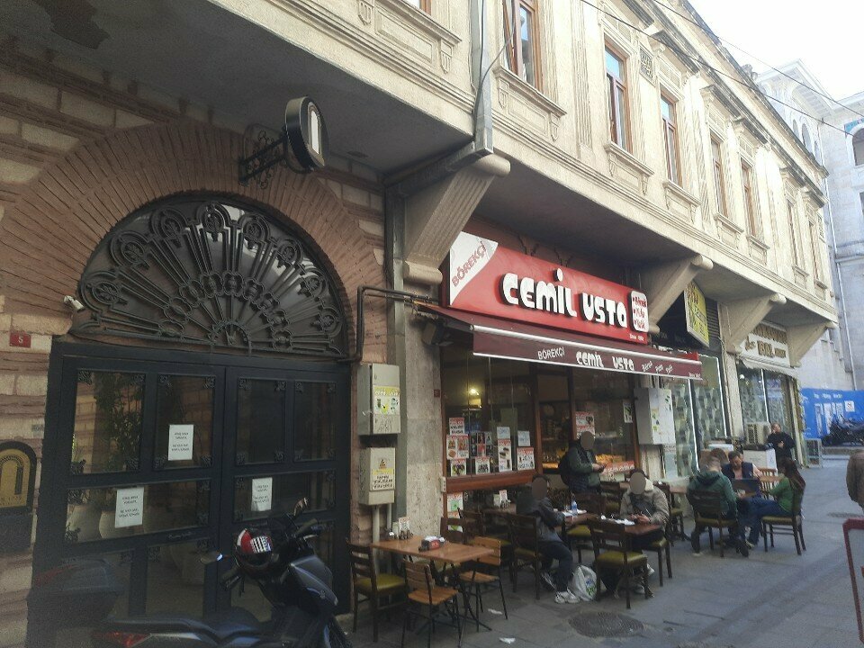Kantin, yemekhane Börekçi Cemil Usta, İstanbul, foto