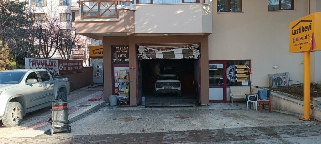 Jant ve lastikçiler Ay Yıldız Oto Yıkama Lastik Satış ve Tamiri, Ankara, foto