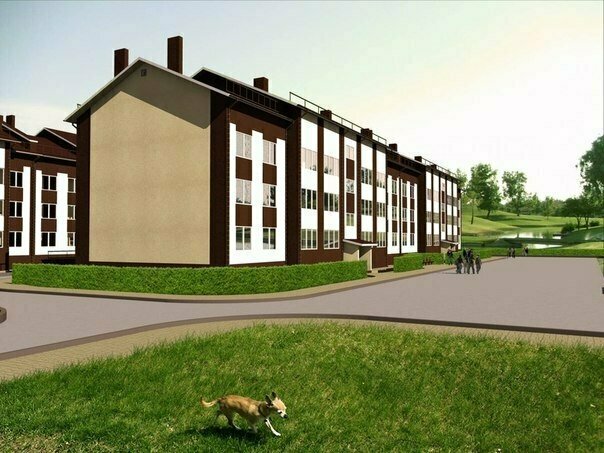 Konut blokları ZhK Shvedskiye prudy, Vsevolgsk, foto