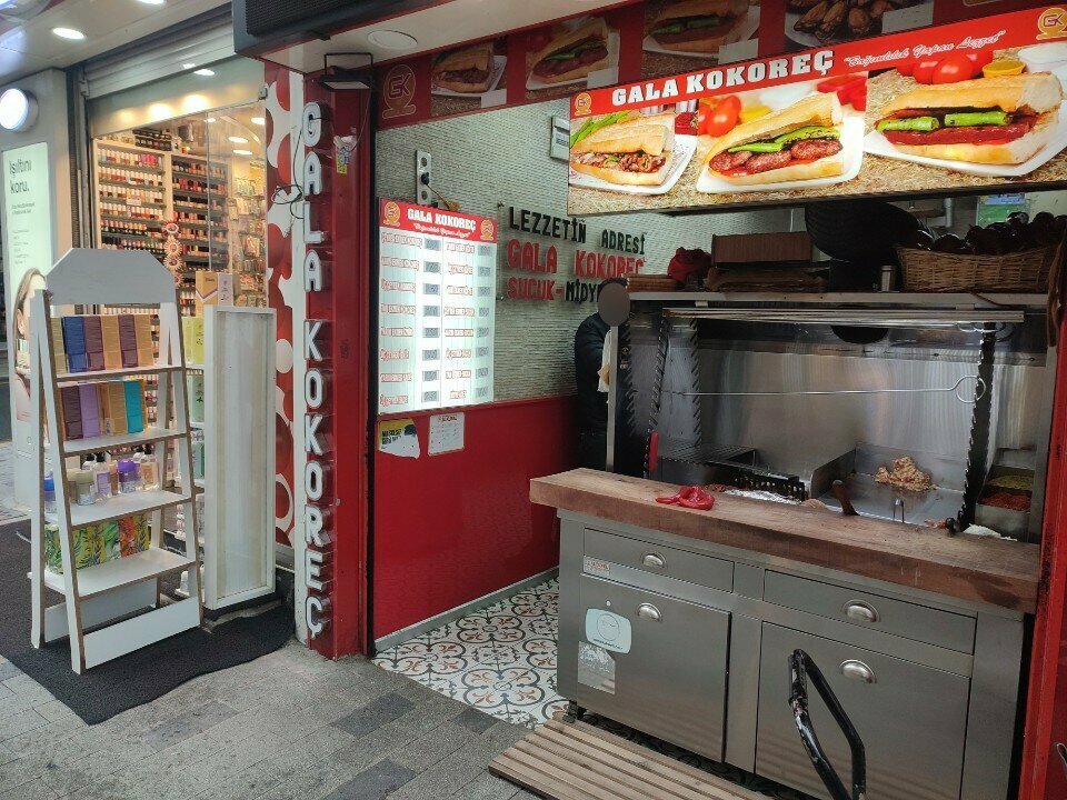 Fast food Gala Kokoreç, İstanbul, foto