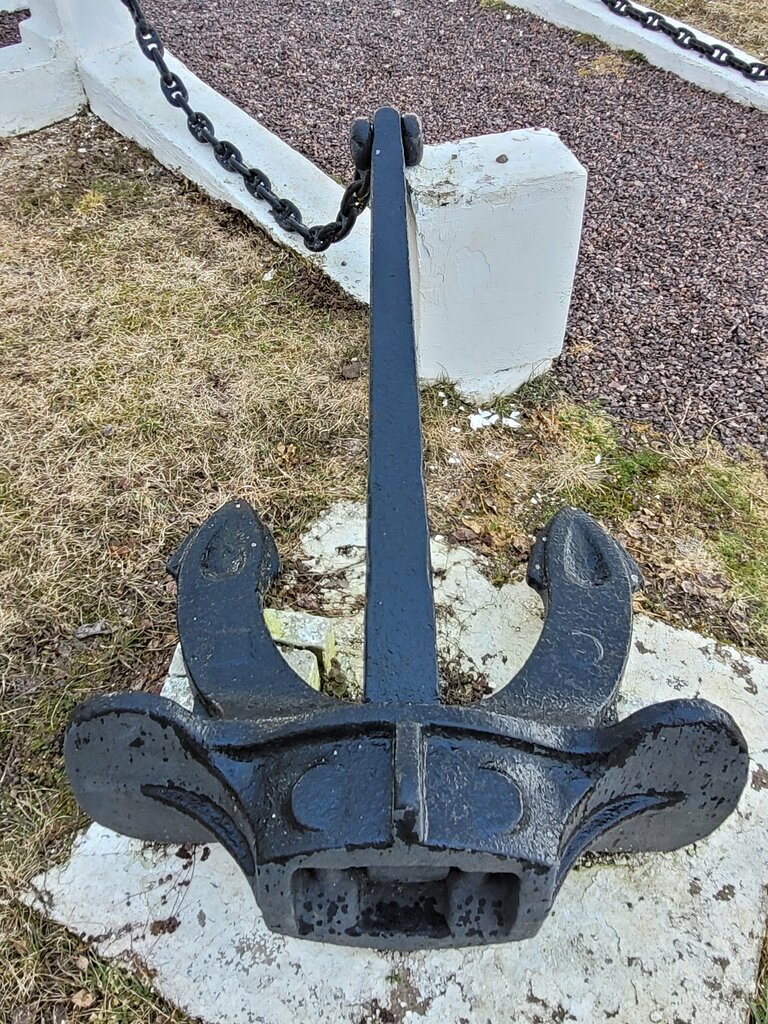 Anıt, heykel Якорь, Saint‑Petersburg ve Leningradskaya oblastı, foto