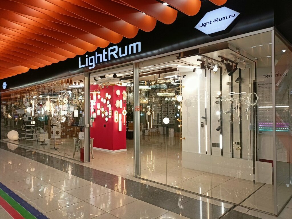 Lamba ve avize mağazaları Light Rum, Moskova, foto