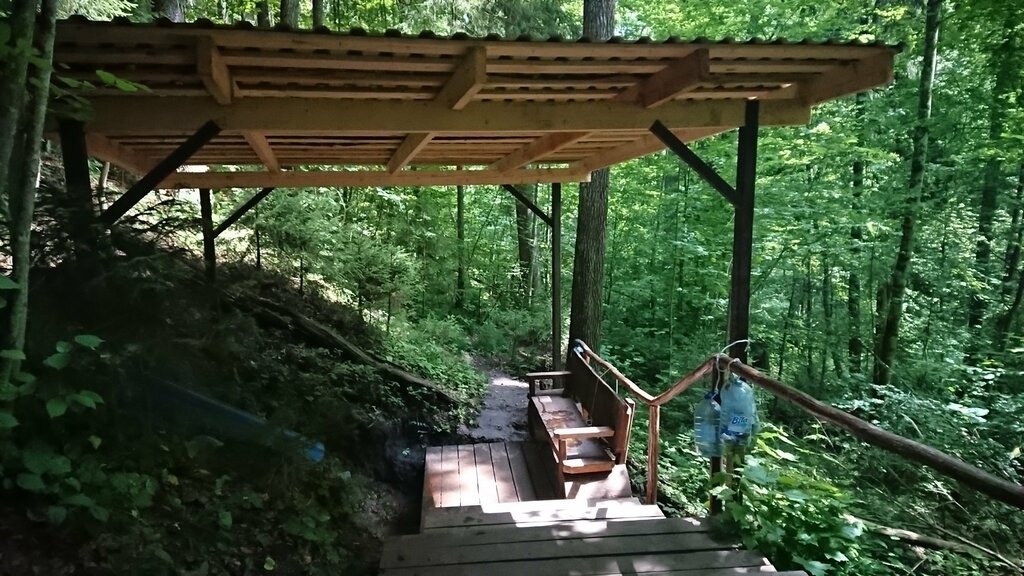 Pınar, çay Spring, stream, Smolenskaya oblastı, foto