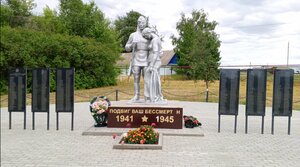 Воинам, павшим в годы Великой Отечественной войны (Penza Region, Narovchatskiy rayon, selo Vyunki), anıt, heykel  Penzenskaya oblastından