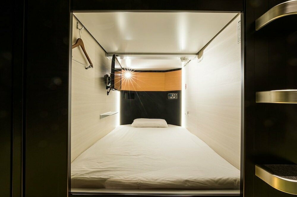 Otel Glansit Akihabara Comfort Capsule Hotel, Tokyo, foto