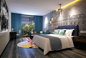 Mehood Hotel (Qinghai Province, Xining), otel  Xining'den