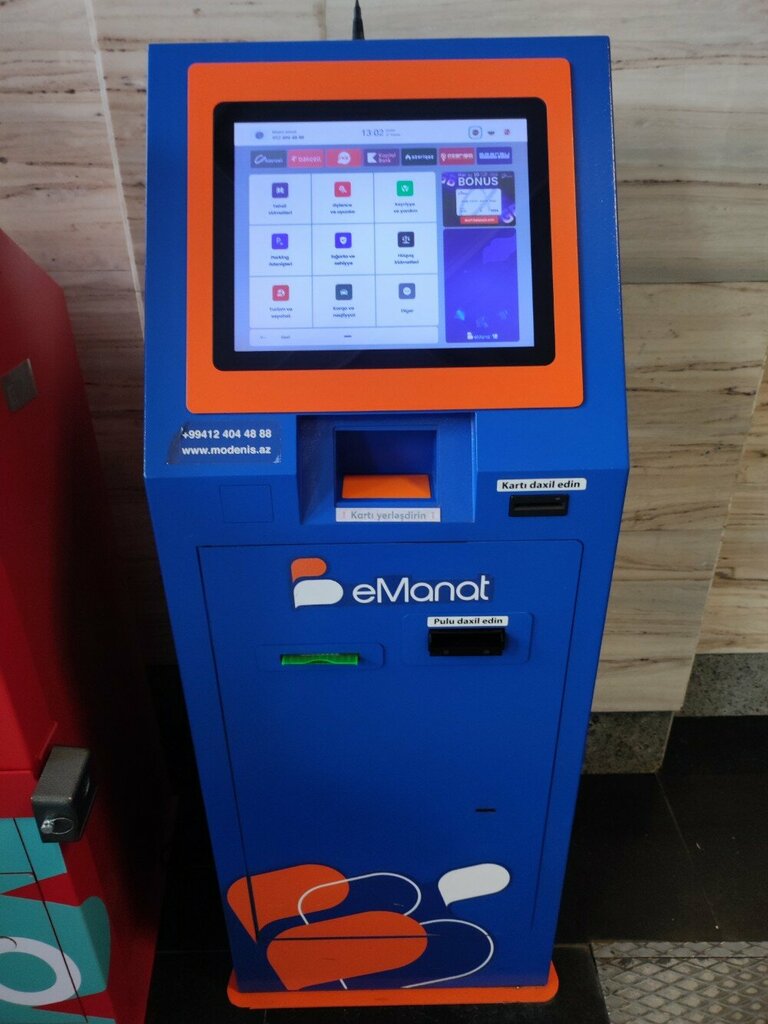 Ödeme terminali Payment Point Emanat, Bakü, foto