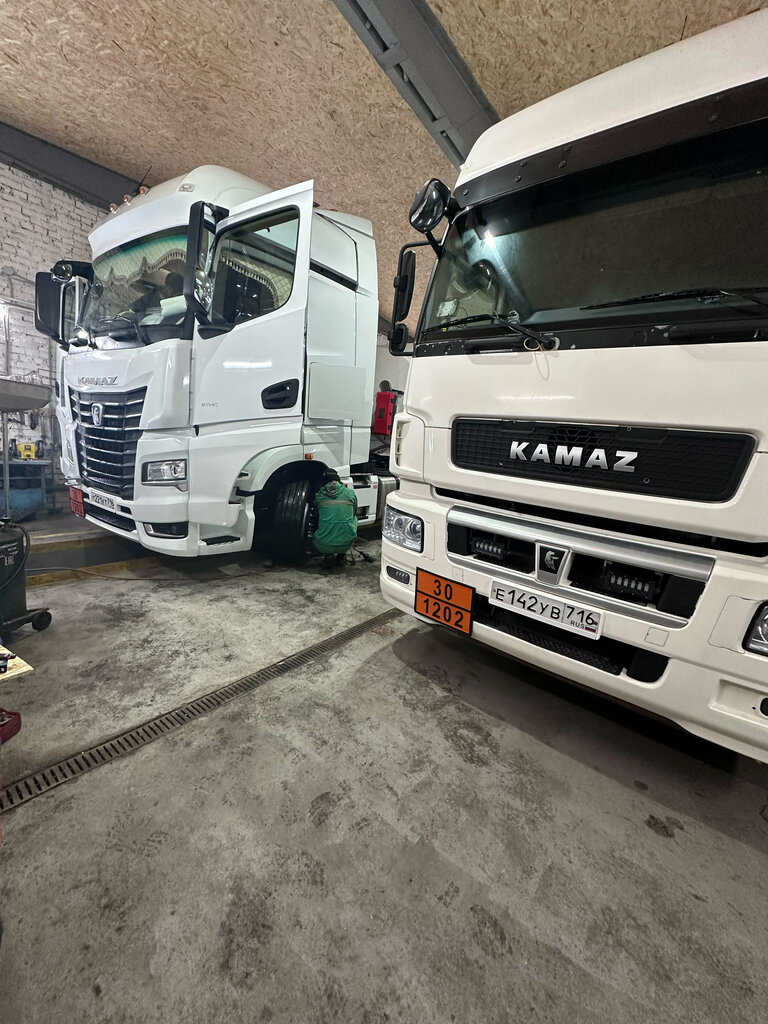 Kamyonların onarımı Грузовой автосервис, Almetyevsk (Elmet), foto