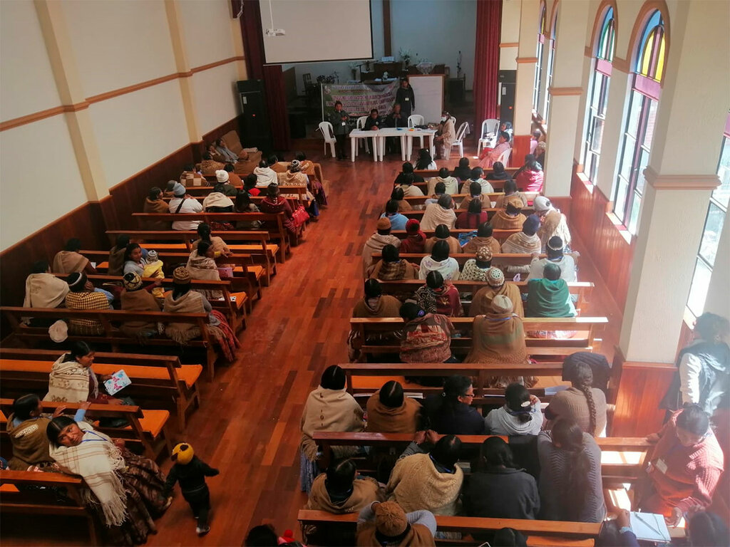 Protestan kilisesi Bolivian Lutheran Evangelical Church Ielb, La Paz, foto