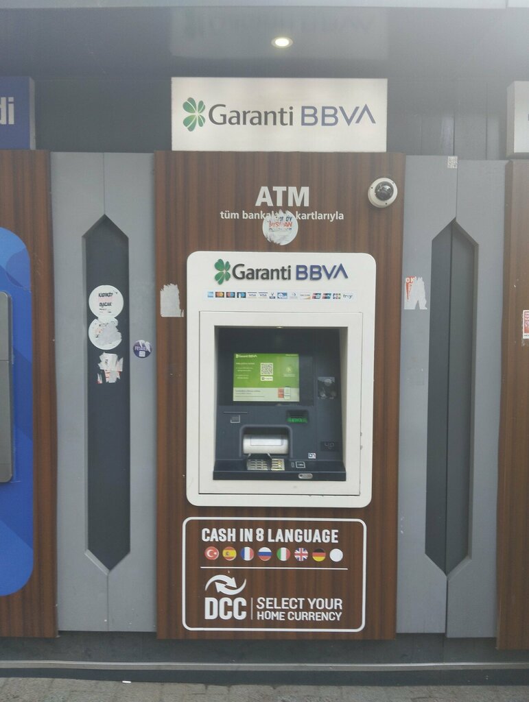 ATM'ler Garanti BBVA ATM, İstanbul, foto