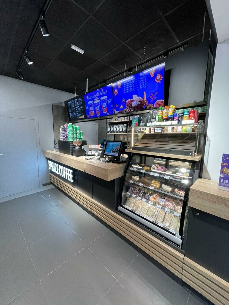 Kahve dükkanları One Price Coffee, Novosibirsk, foto