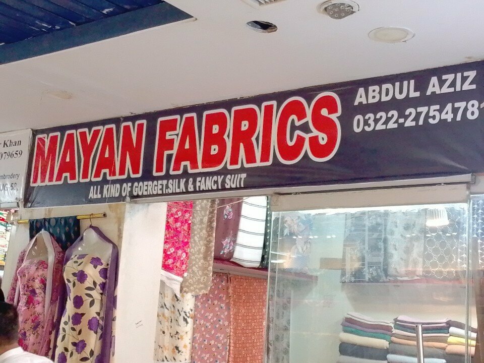 Mefruşat Mayan fabric, Karaçi, foto