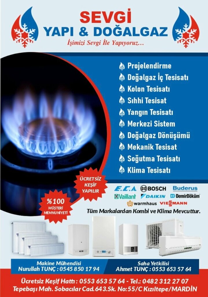 Doğal gaz hizmetleri Sevgi yapı doğalgaz, Kızıltepe, foto