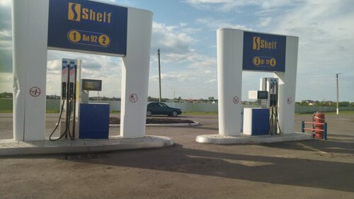Benzin istasyonu Shelf, Bulayev (Bulayevo), foto