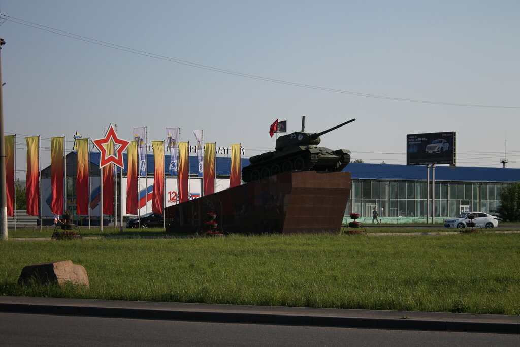 Teknoloji anıtı Танк Т-34, Kurgan, foto