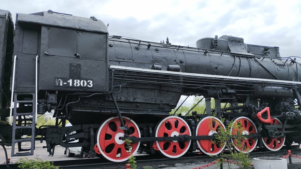 Teknoloji anıtı Паровоз Л-1183, Cheremkhovo, foto