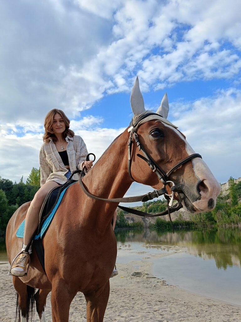 At ve binicilik kulüpleri Конные прогулки, Voronejskaya oblastı, foto