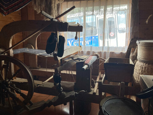 Müzeler ve sanat galerileri Вилегодская изба, Arhangelskaya oblastı, foto