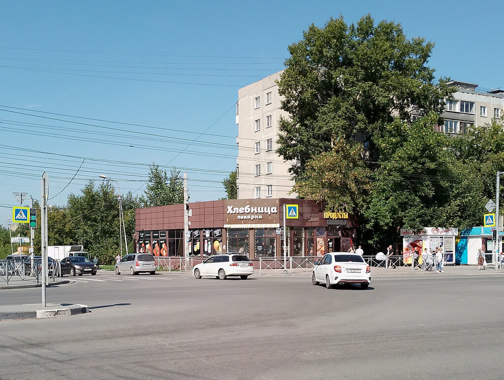 Ekmek fırını Hlebnitca, Novosibirsk, foto