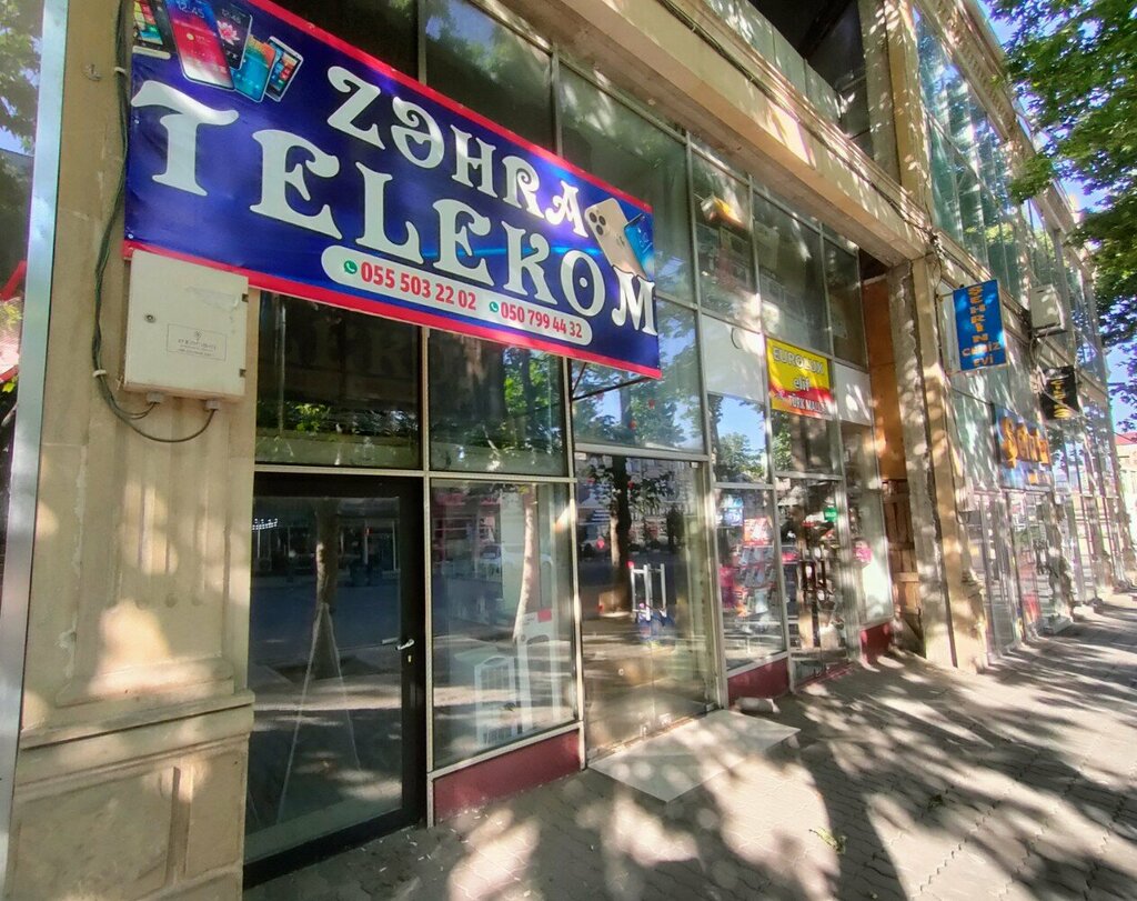 Cep telefonu aksesuarları Zəhra telekom, Gence, foto