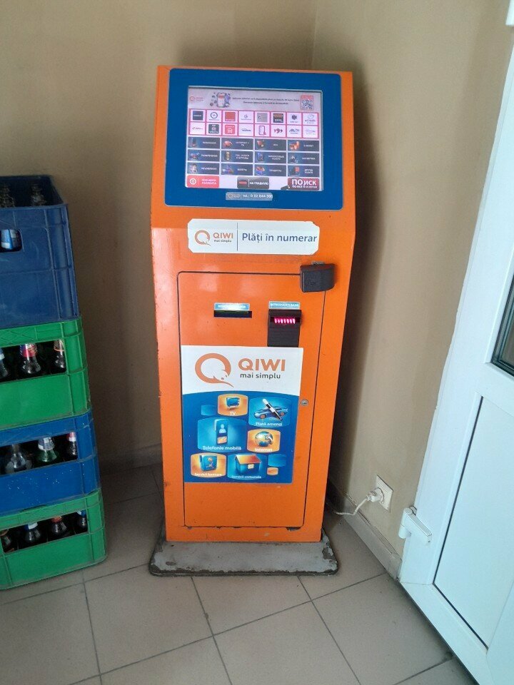 Ödeme terminali Qiwi, Kişinev, foto