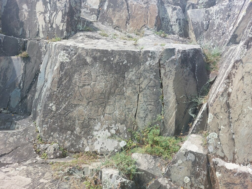 Doğa Петроглифы урочища Калбак-Таш, Altay Cumhuriyeti, foto
