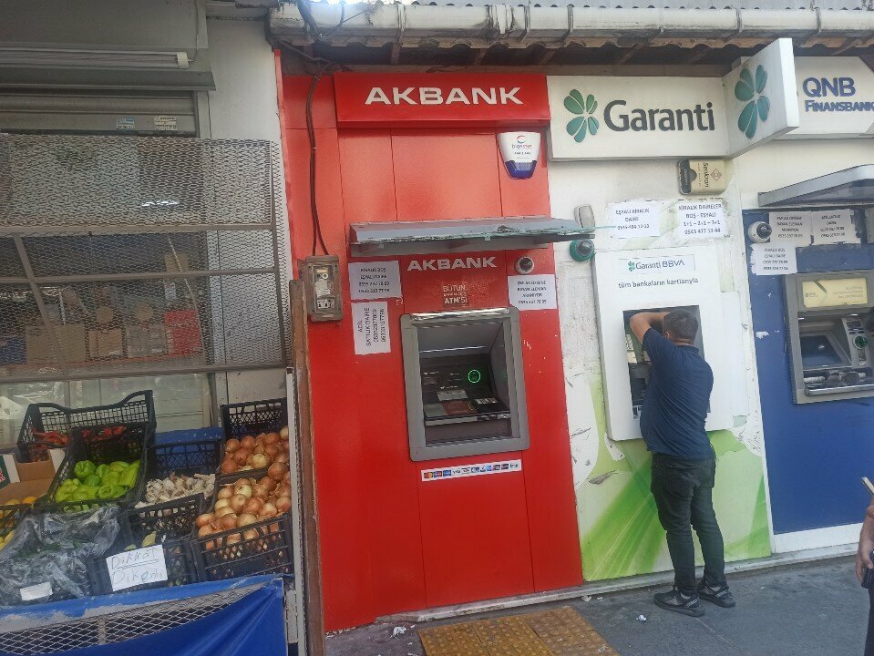ATM'ler Akbank ATM, İstanbul, foto