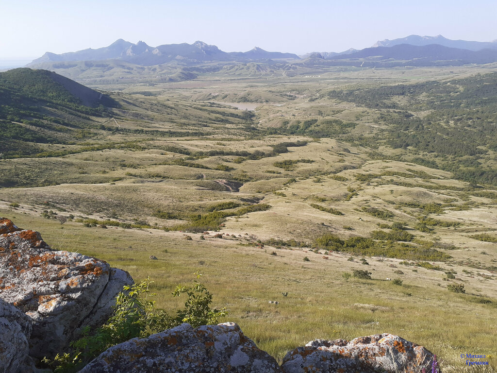 Dağ zirvesi Гора Сары-Кая, Kırım Cumhuriyeti, foto