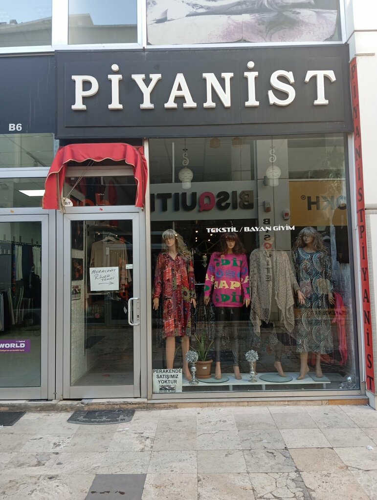Giyim mağazası Piyanist Tekstil, Ankara, foto