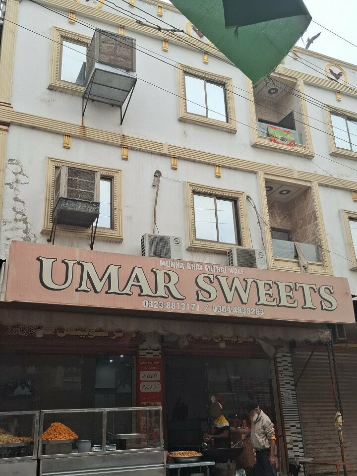 Pasta, şekerleme ve tatlı Umar sweets, Lahor, foto